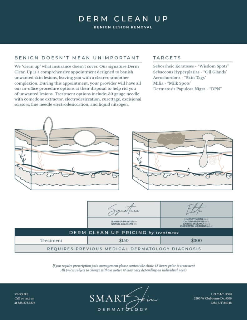 Say Goodbye to Bumps! Smart Skin Dermatology's Derm Clean Up in Utah